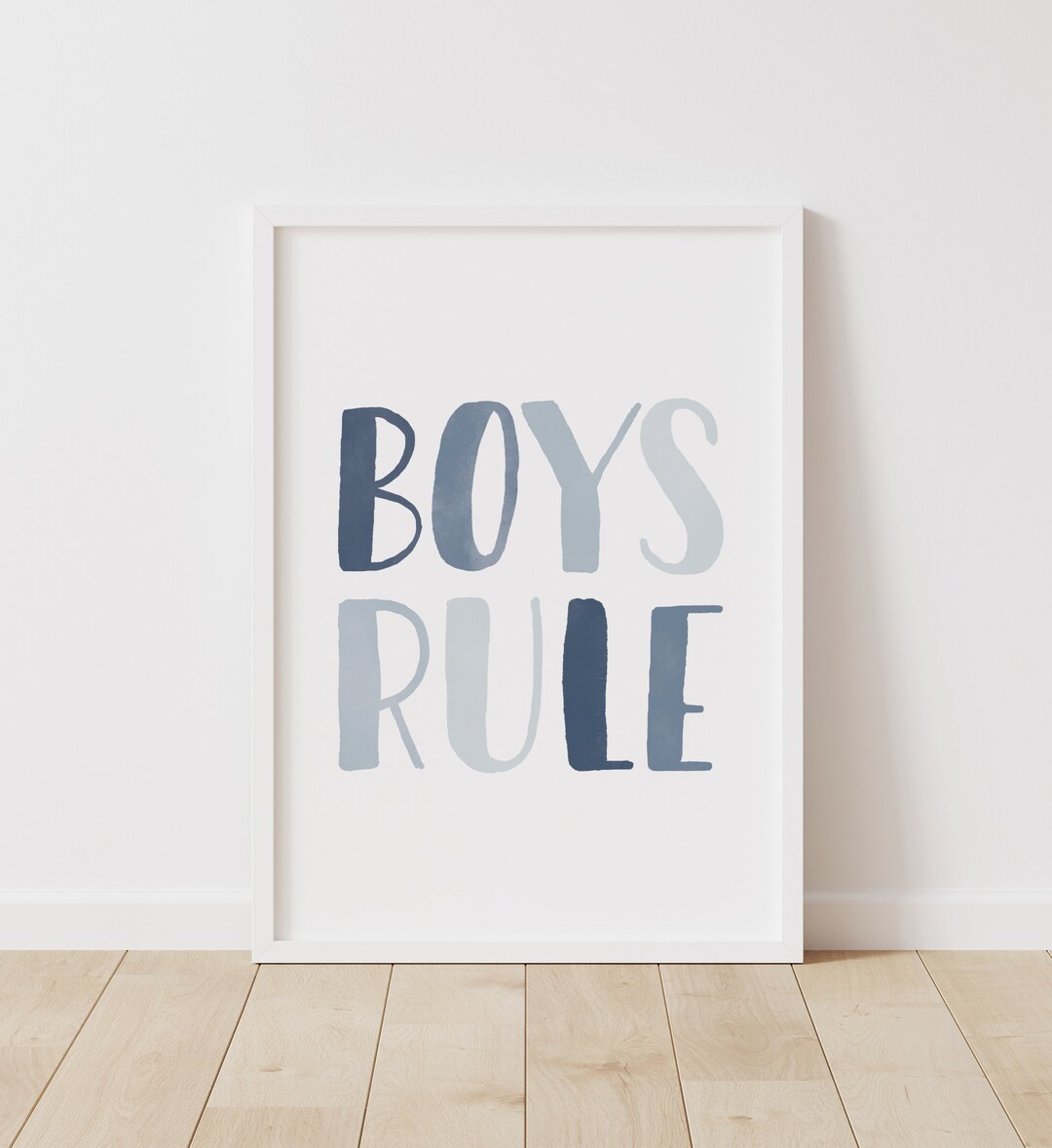 Boys Rule Print, Boys Room Decor, Boys Rule Poster, PRINTABLE Wall Art ...