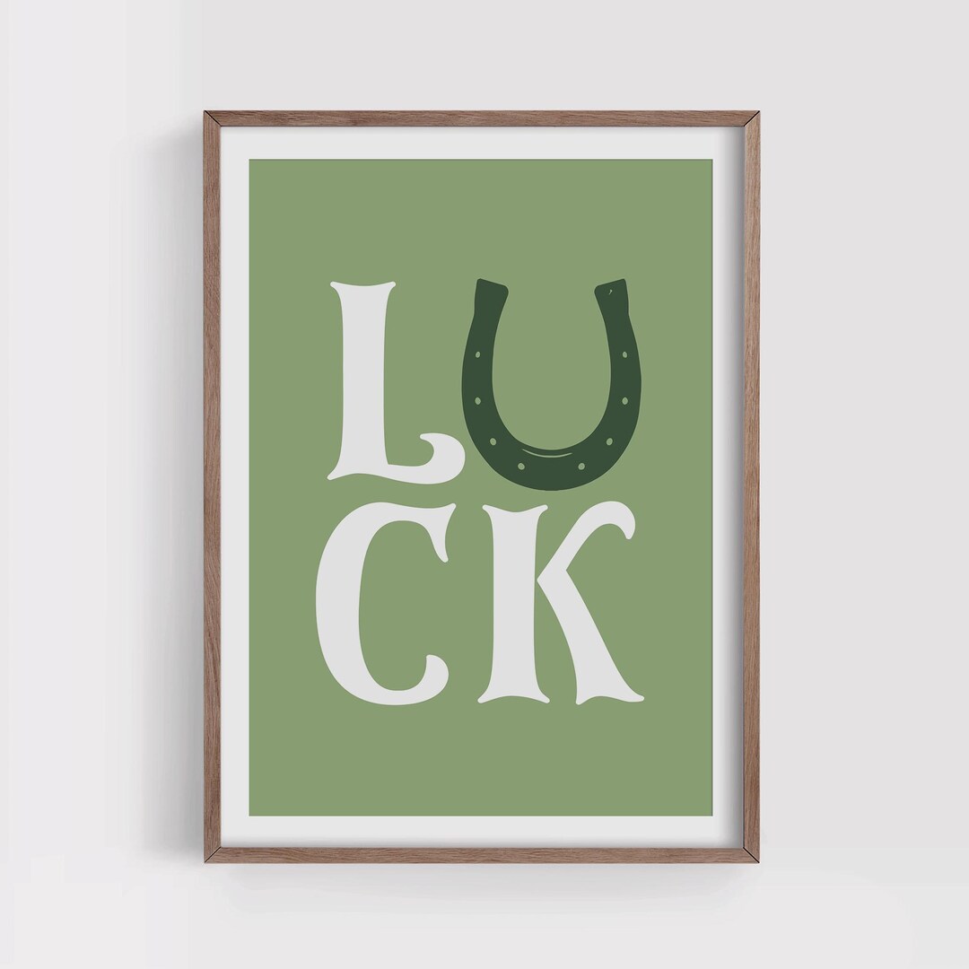 St. Patrick's Day Wall Art, Printable St. Patrick's Decor, Luck Print ...