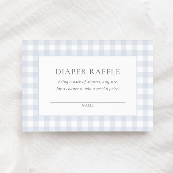 Blue Diaper Raffle - Etsy