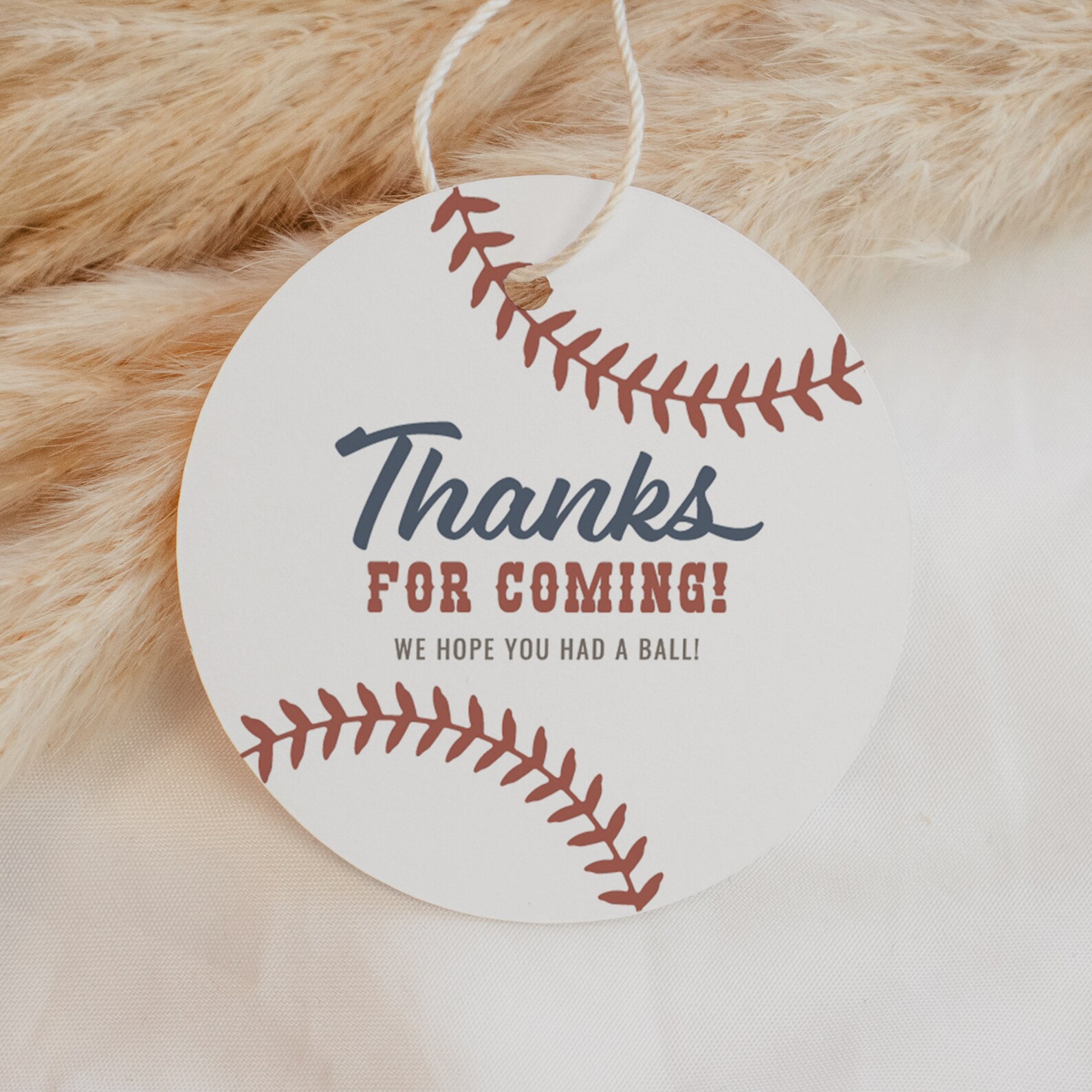 Editable Baseball Birthday Party Favor Tag Template, Printable Baseball ...