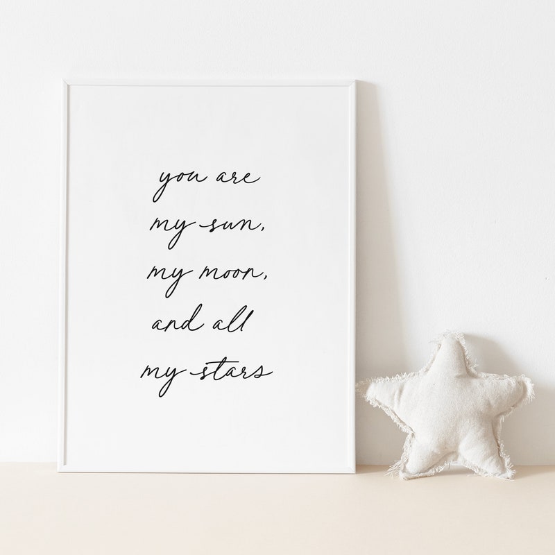 My Sun and Stars - Etsy