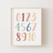 Rainbow Counting Poster Numbers 0-10 Print PRINTABLE - Etsy