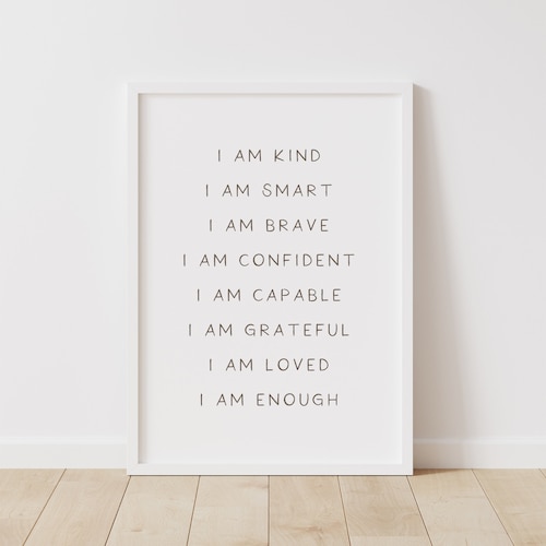 Affirmation Wall Art for Kids Inspirational Classroom Decor - Etsy