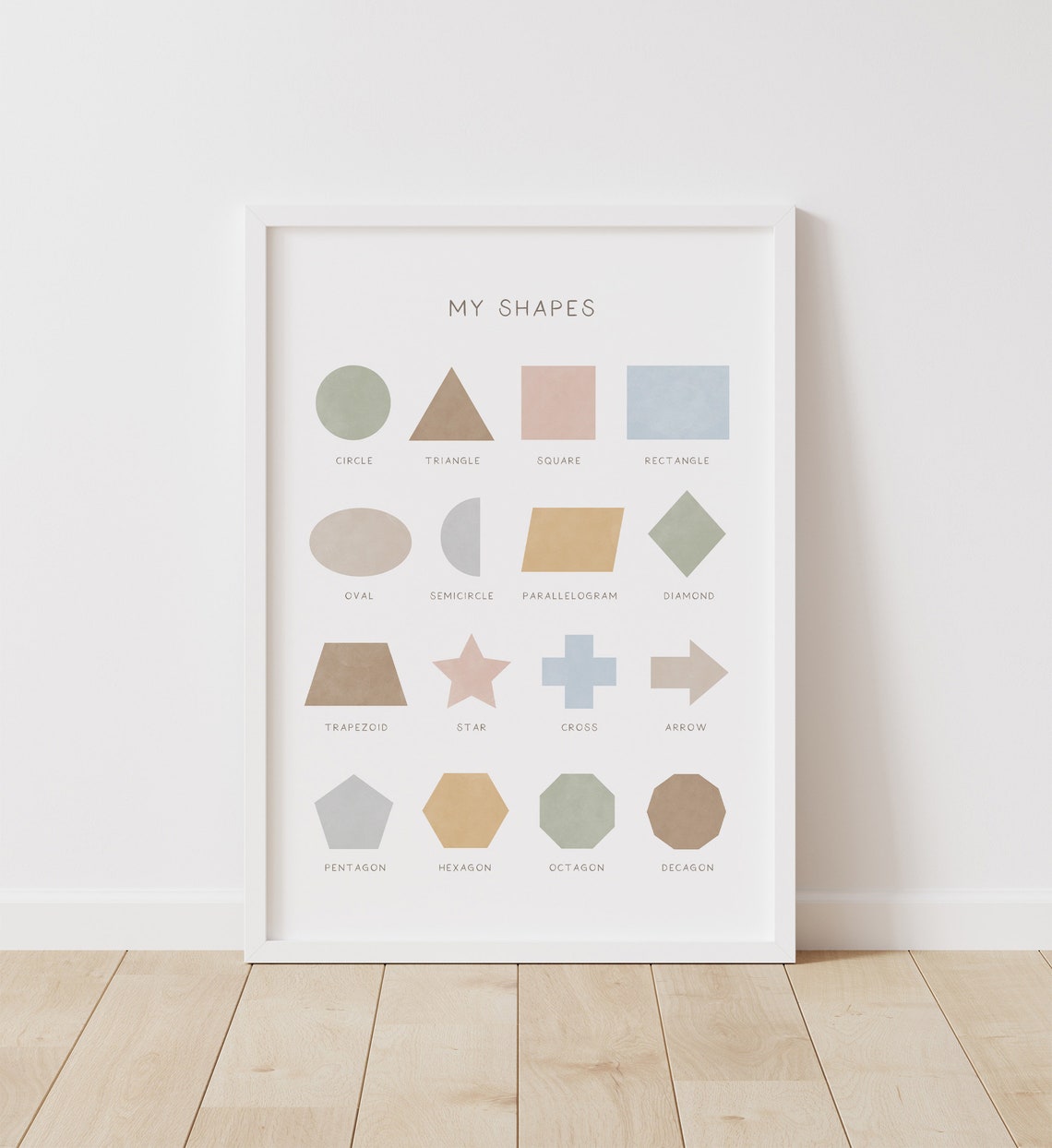 Neutral Classroom Decor Set of 6 Prints Animal Alphabet - Etsy