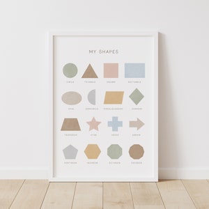 Neutral Classroom Decor Set of 6 Prints, Animal Alphabet, Printable ...