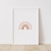 Neutral Rainbow Wall Art Set of 3 Prints Printable Rainbow - Etsy