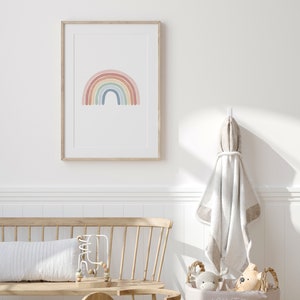 Rainbow Wall Art, Rainbow Nursery Decor, PRINTABLE Wall Art, Kids Room ...