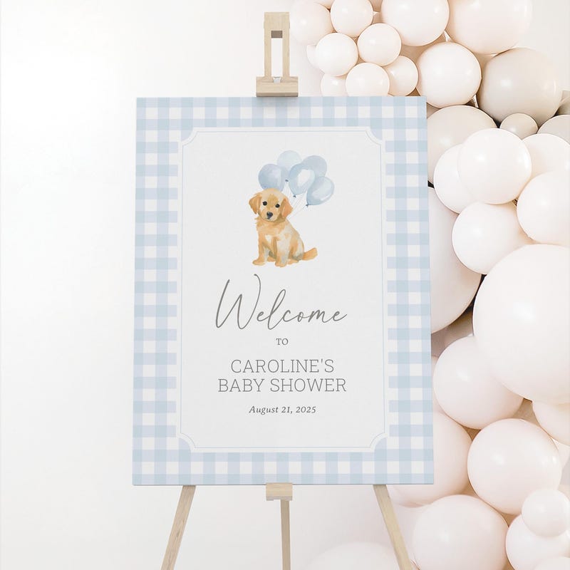 Balloon Dog Welcome Sign - Etsy