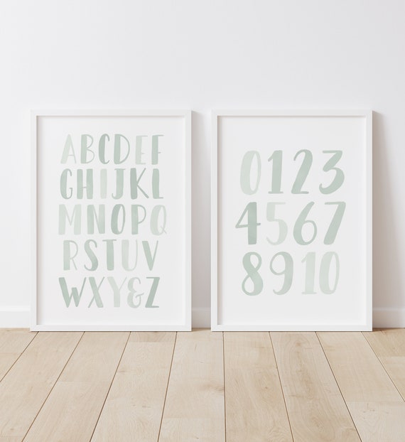Digital Prints ABC Print *Instant Download* Kids Prints Alphabet Poster ...