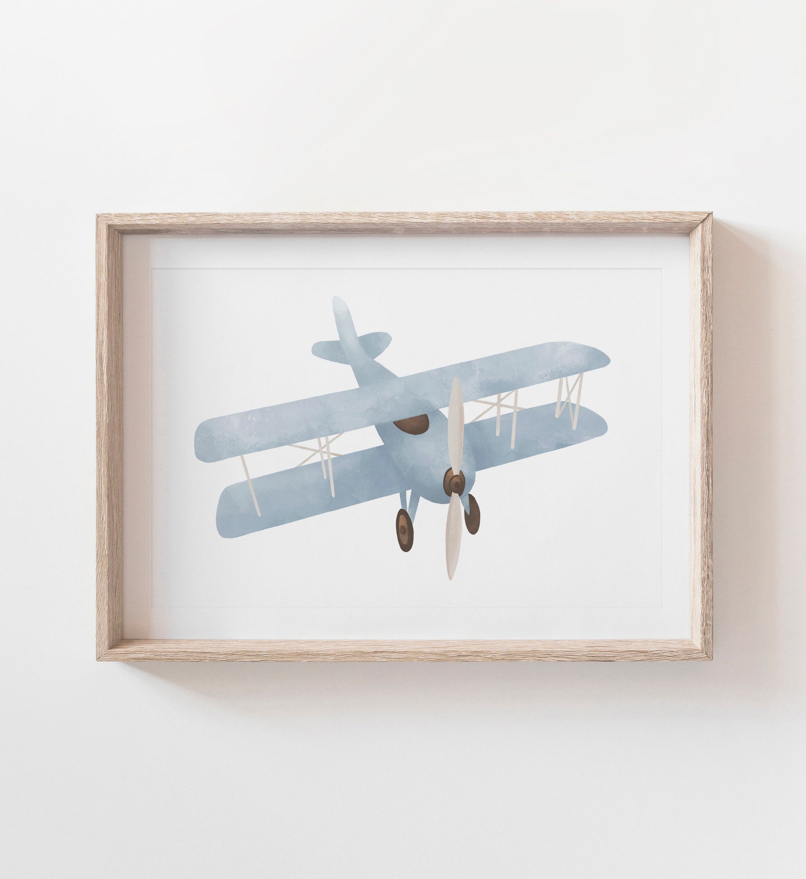 Vintage Plane Print Biplane Wall Art Printable Wall Art - Etsy