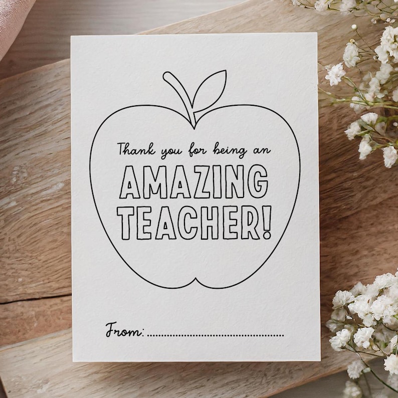 Printable Apple Teacher Appreciation Week Coloring Page, School Student ...
