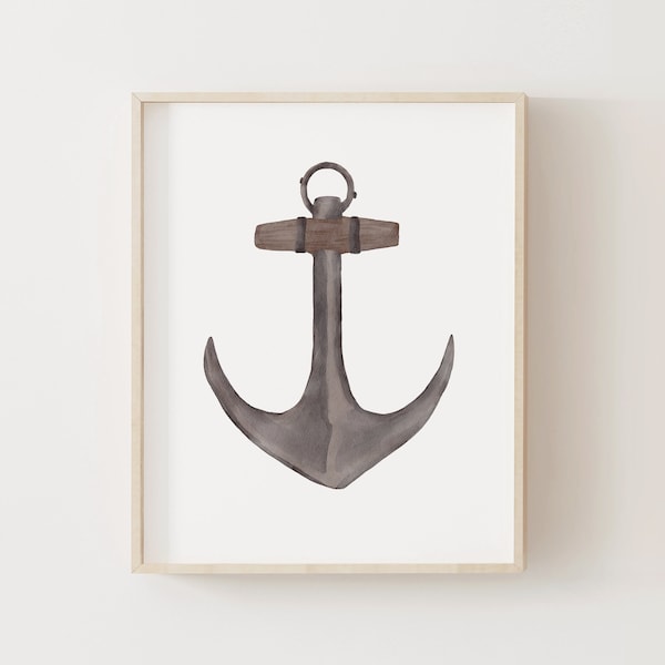 Anchor Print - Etsy