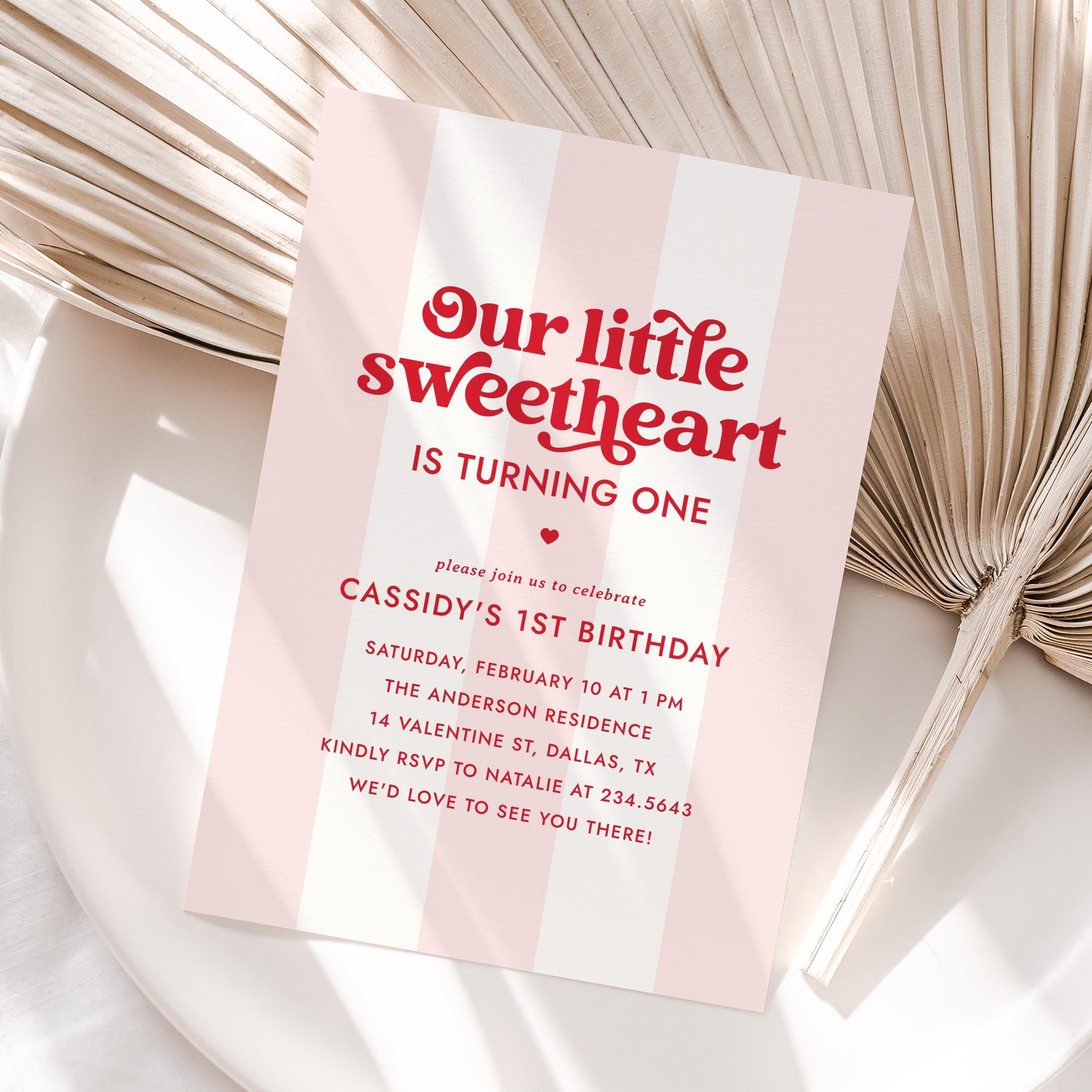 February Printable Invitation