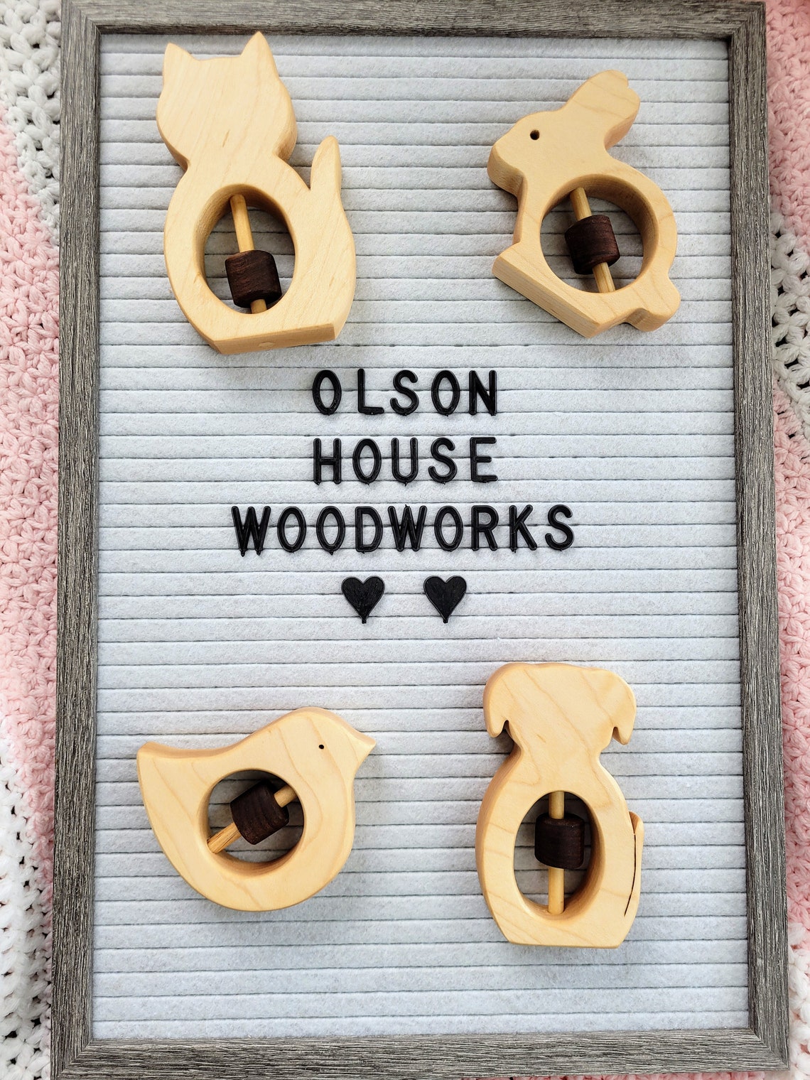 Wood Bird Rattle Natural Baby Toy Handmade Wooden Newborn - Etsy