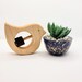 Wood Bird Rattle, Natural Baby Toy, Handmade Wooden Newborn Animal ...
