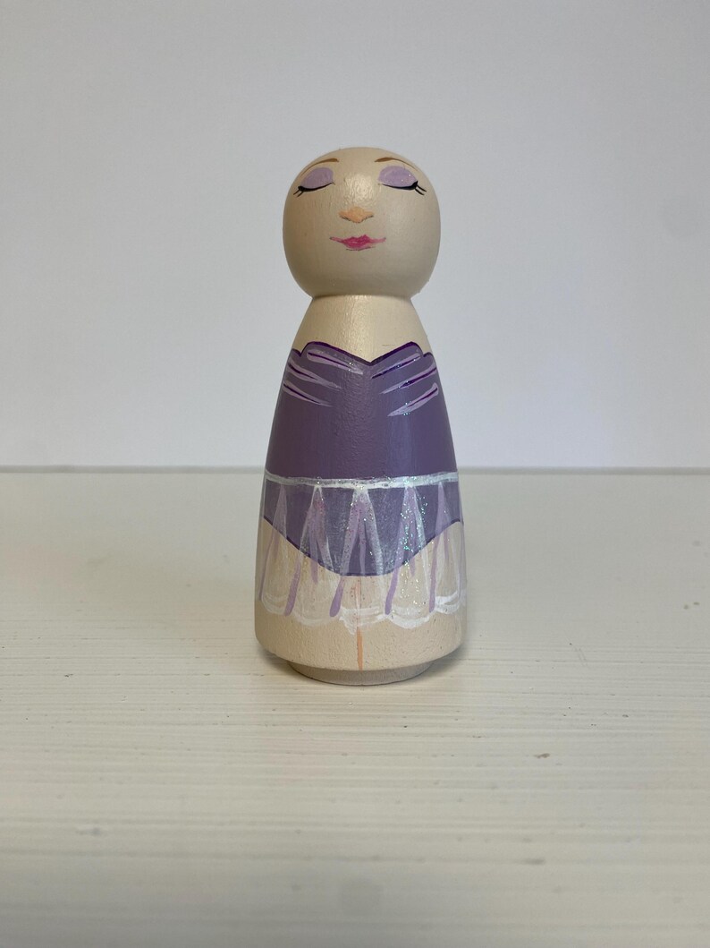 Christmas Nutcracker Set of 4 Peg Dolls 3.5 Tall - Etsy