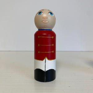 Christmas Nutcracker Set of 4 Peg Dolls 3.5 Tall - Etsy