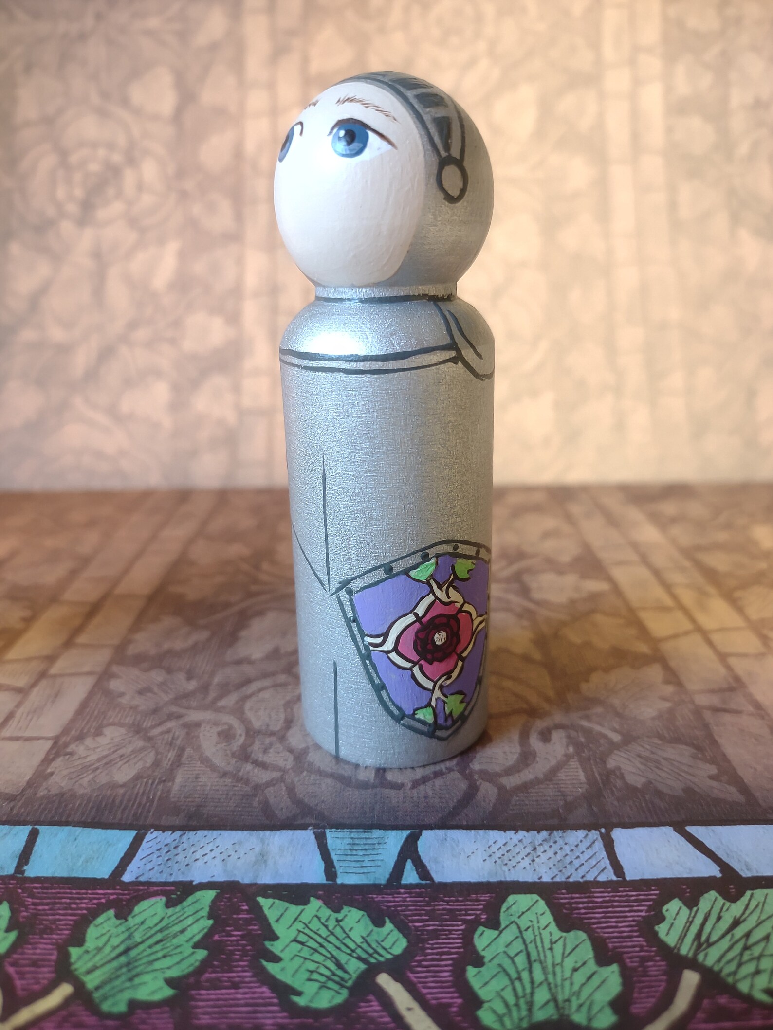 Knights Medieval Peg Dolls Shining Armor - Etsy