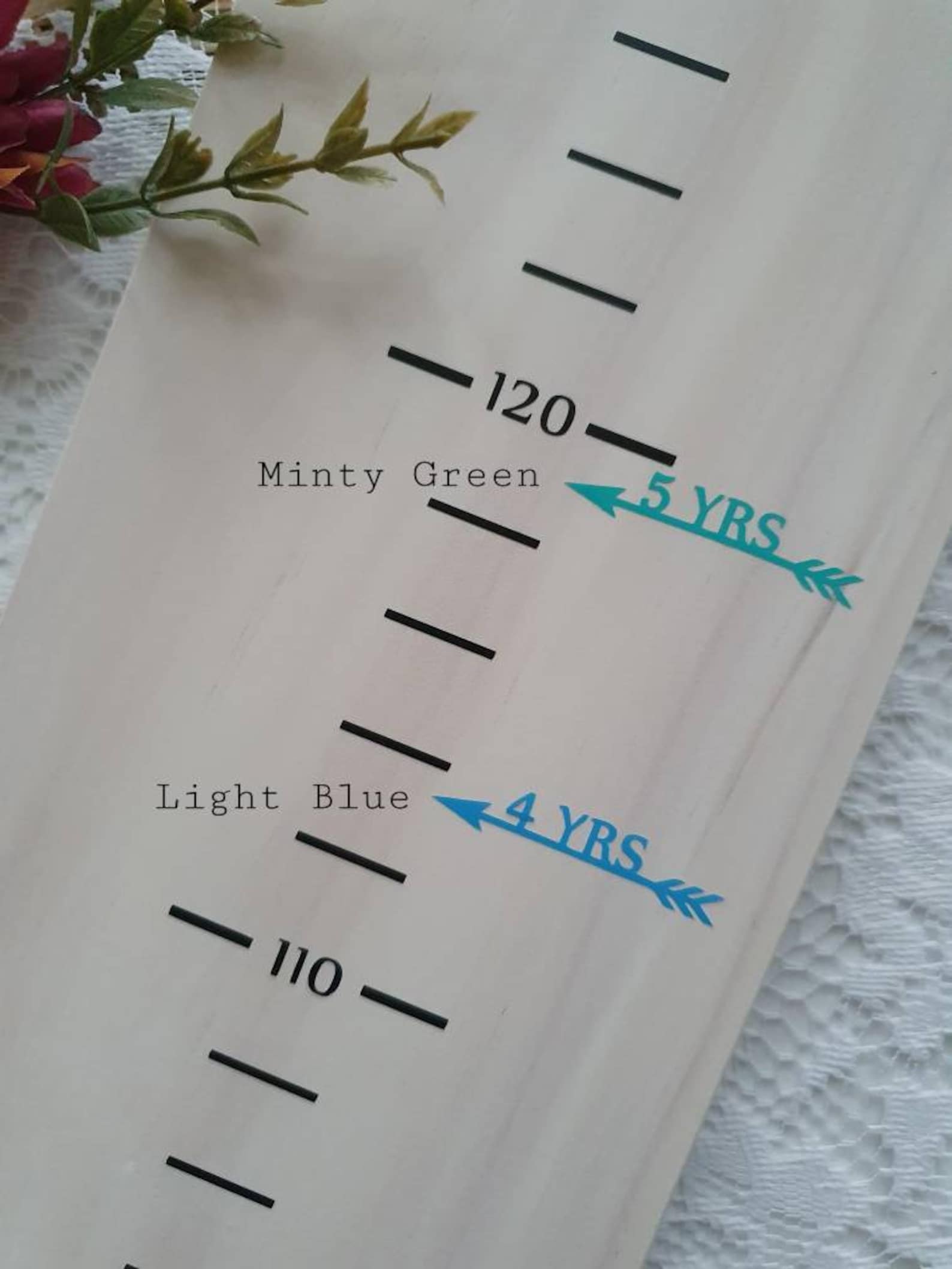 Personalised Height Chart Markers Vinyl Decals - Etsy