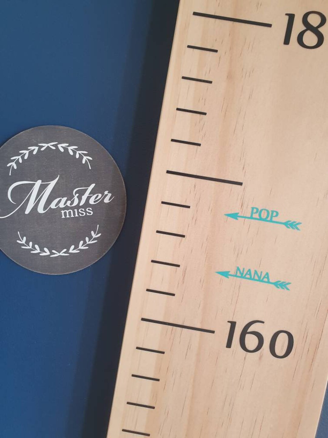 ADD ON Only - 2 X Personalised Height Chart Markers Vinyl Decals - Etsy ...
