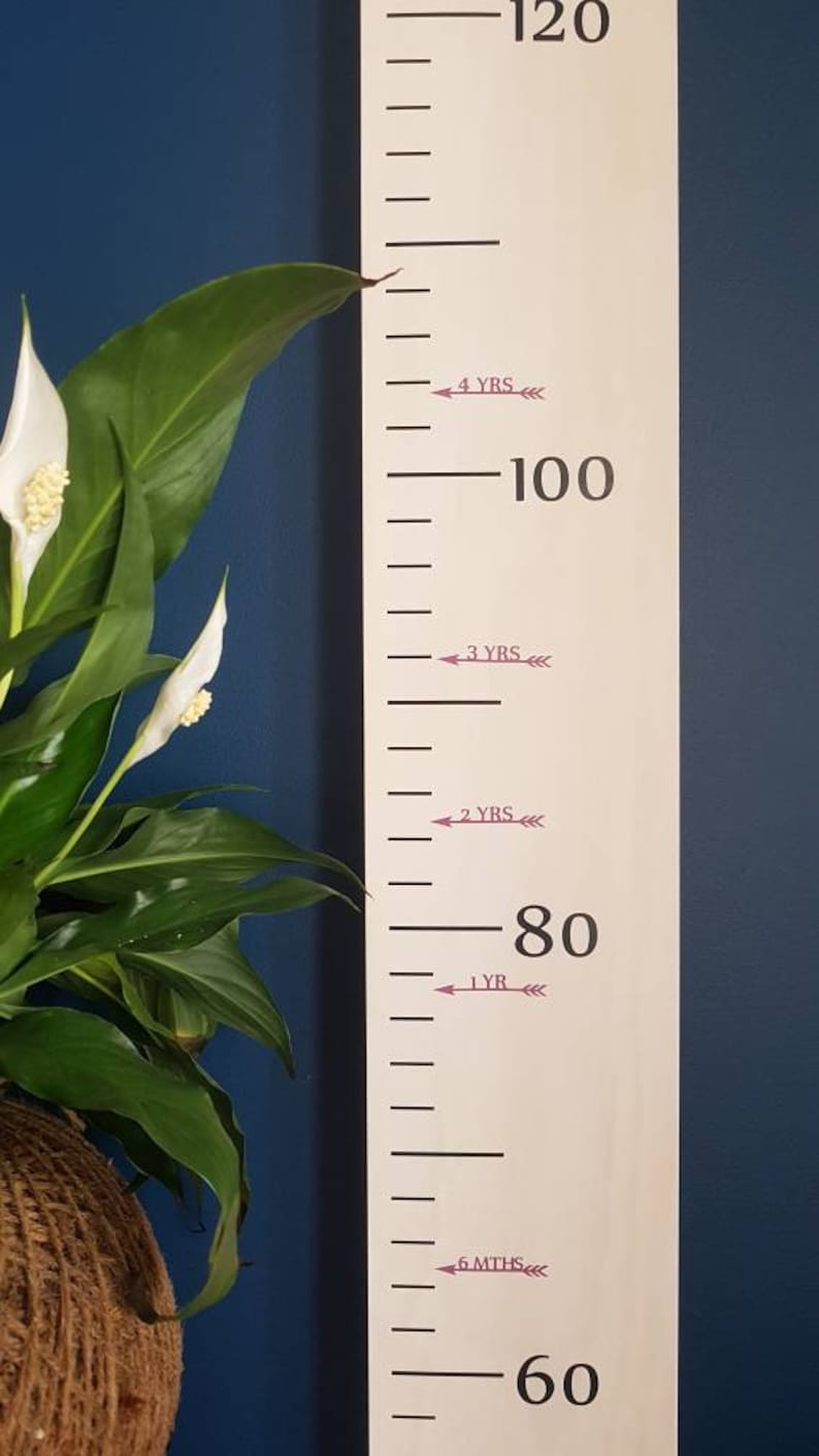 Personalised Height Chart Markers Vinyl Decals - Etsy