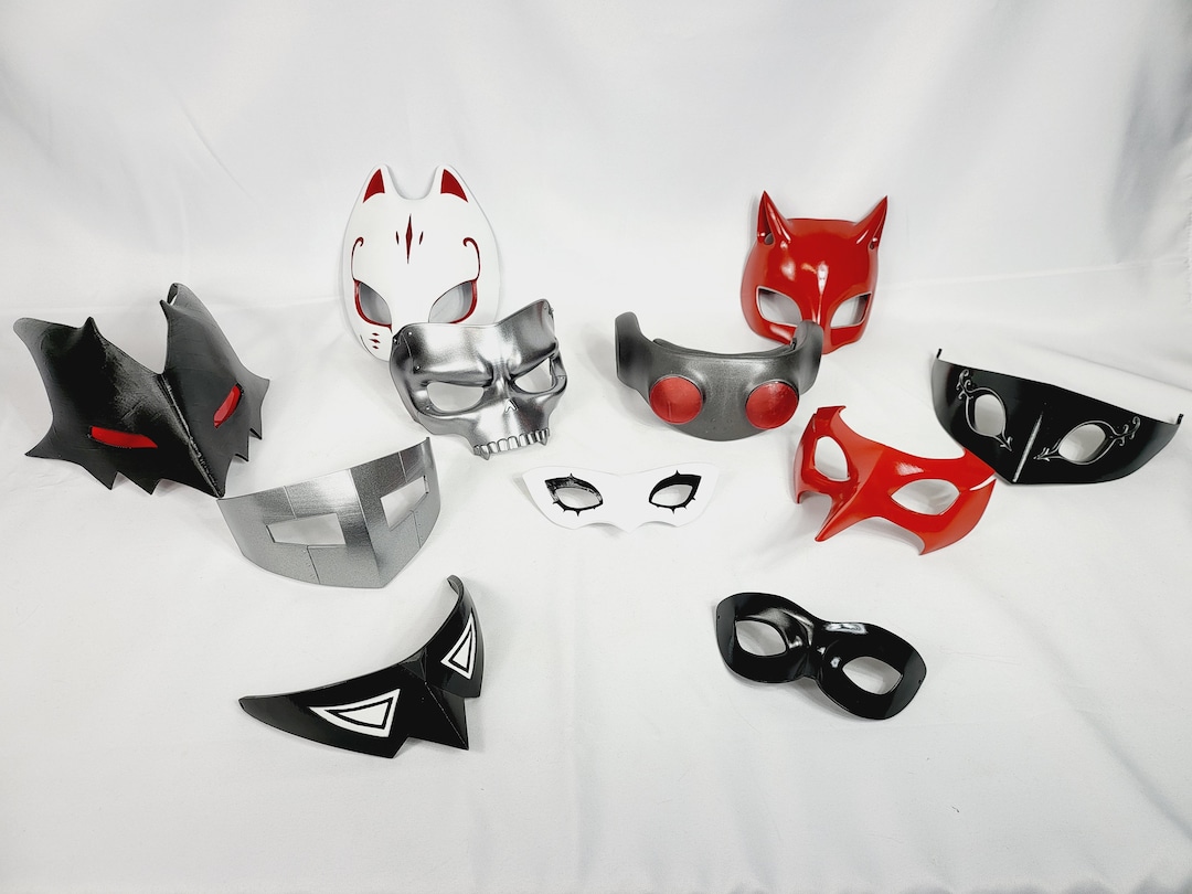 Full Mask Set - Joker Skull Panther Queen Noir Fox Oracle Wolf Violet ...