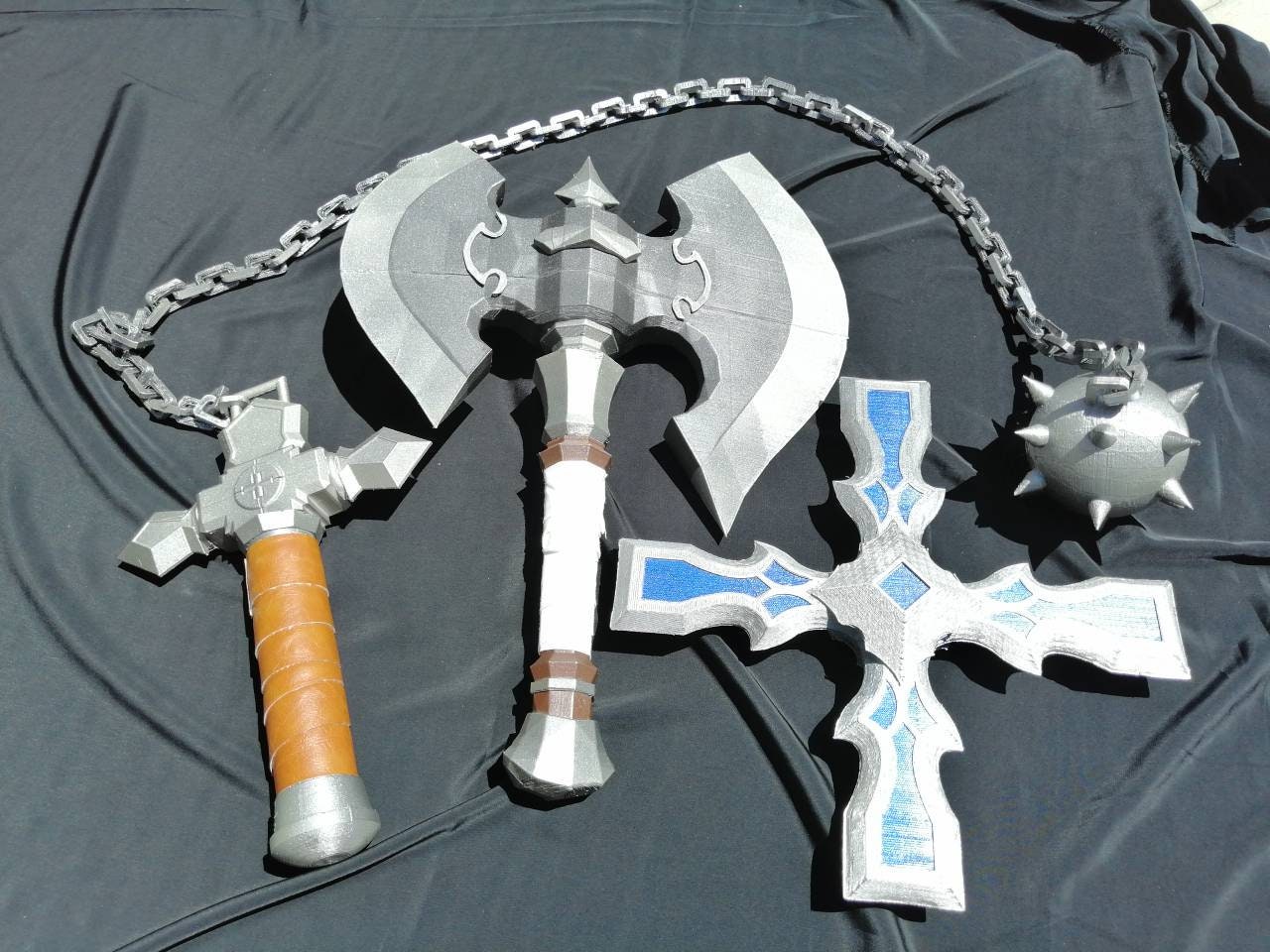 Bros Simon Richter Vampire Killer Cross Boomerang Throwing Axe Bundle ...