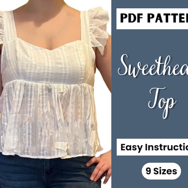 Smock Top Pattern - Etsy