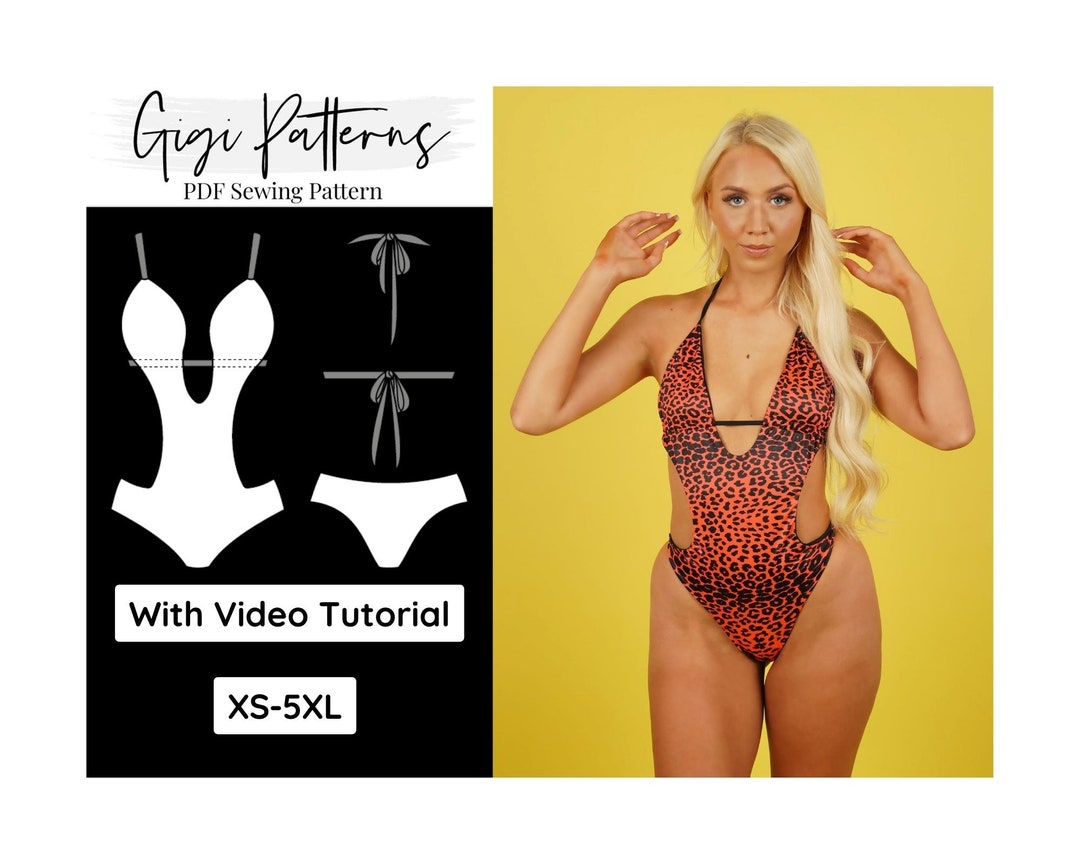 Sexy Swimsuit Pattern Ava Cut Out One Piece Sexy Swimsuit Pattern 1218