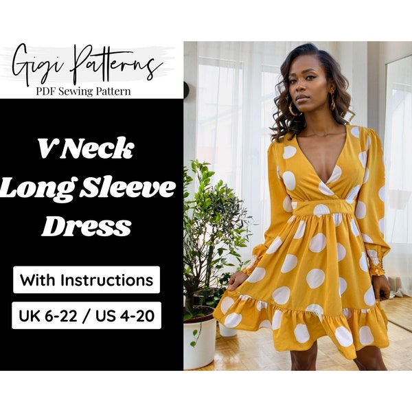 Modest Dress Pattern - Etsy