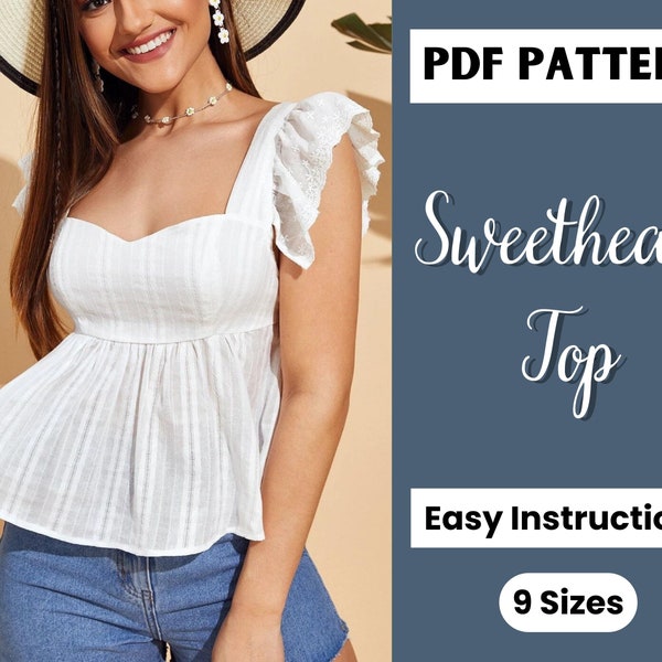 Smock Top Pattern - Etsy