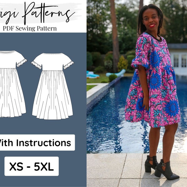 Smock Pattern - Etsy