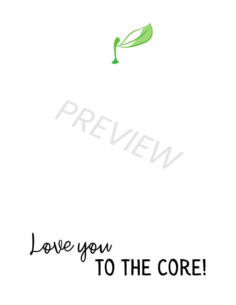 Love You to the Core Apple Footprint Art, Footprint Kids Art, Footprint ...