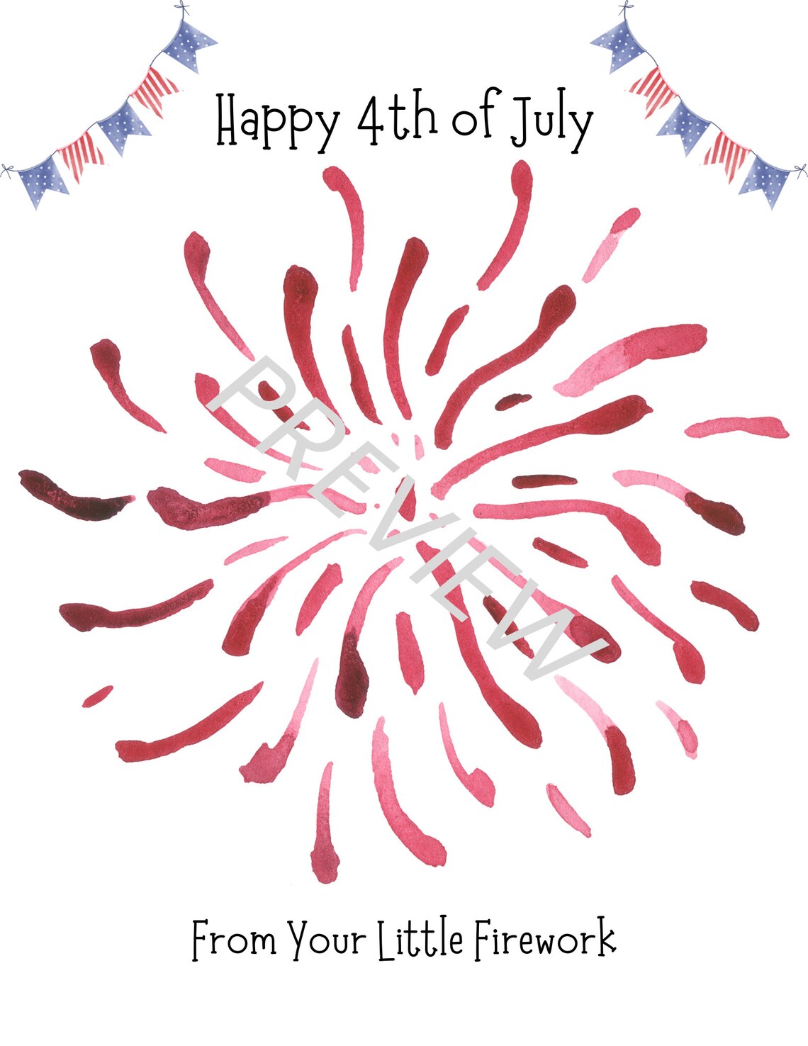 July 4th Firework Handprint Art, July Fourth Handprint Art, Fourth of ...