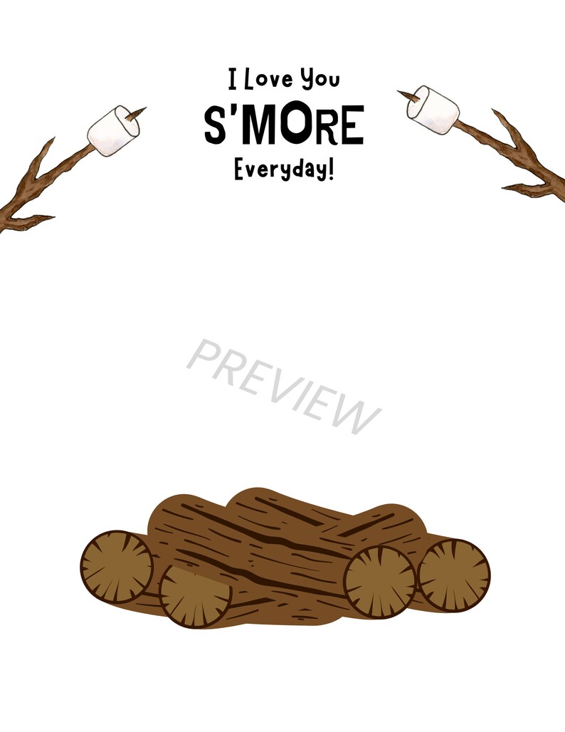 I Love You S'more Everyday Fire Handprint Art, I Love You S'more ...