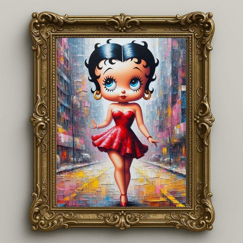Betty Boop Poster - Etsy