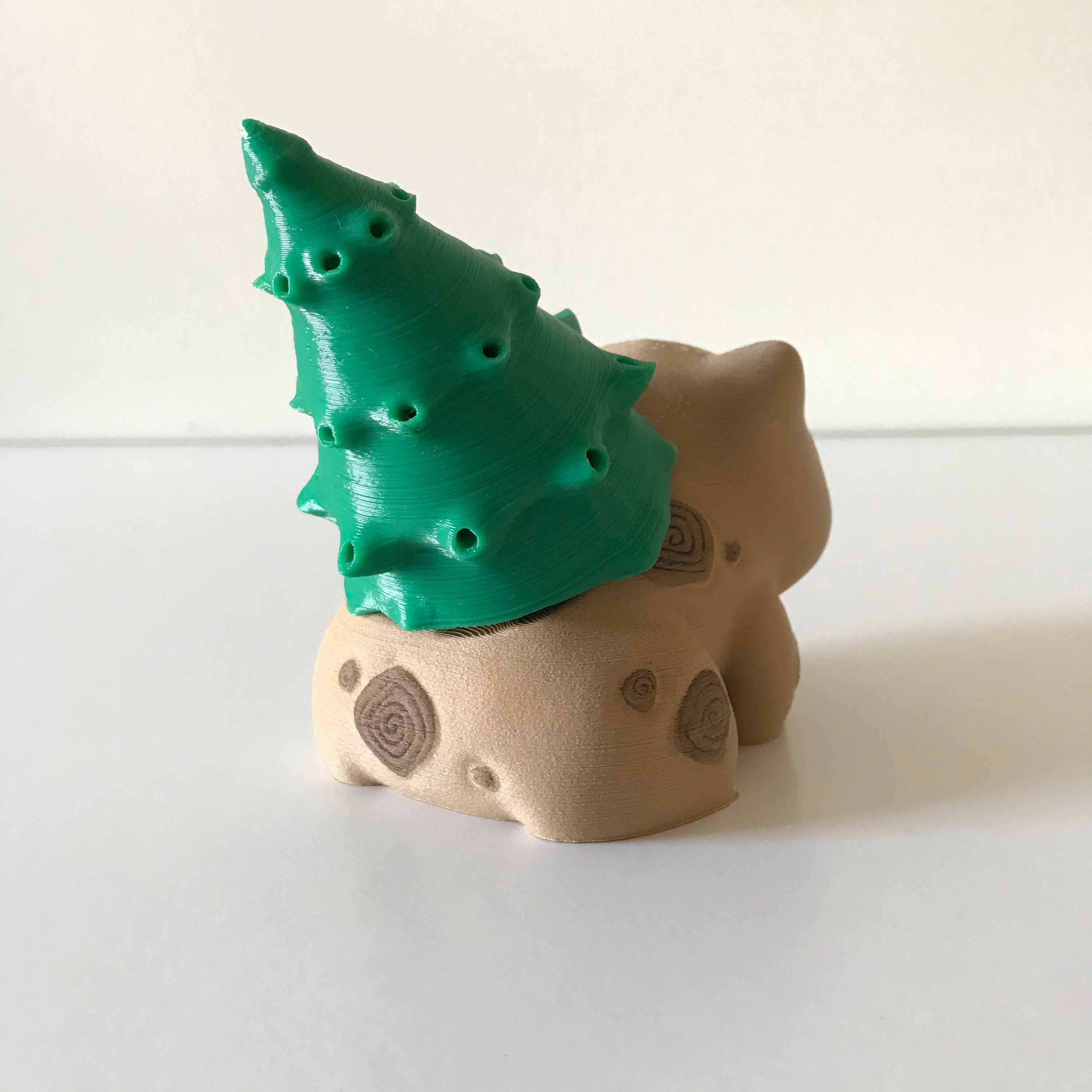 Bulb Like Christmas Tree LIGHT-UP Holiday Wooden Figurine - Etsy