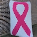 Awareness Ribbon Crochet Blanket Pattern - C2C Graph Pattern - Crochet ...