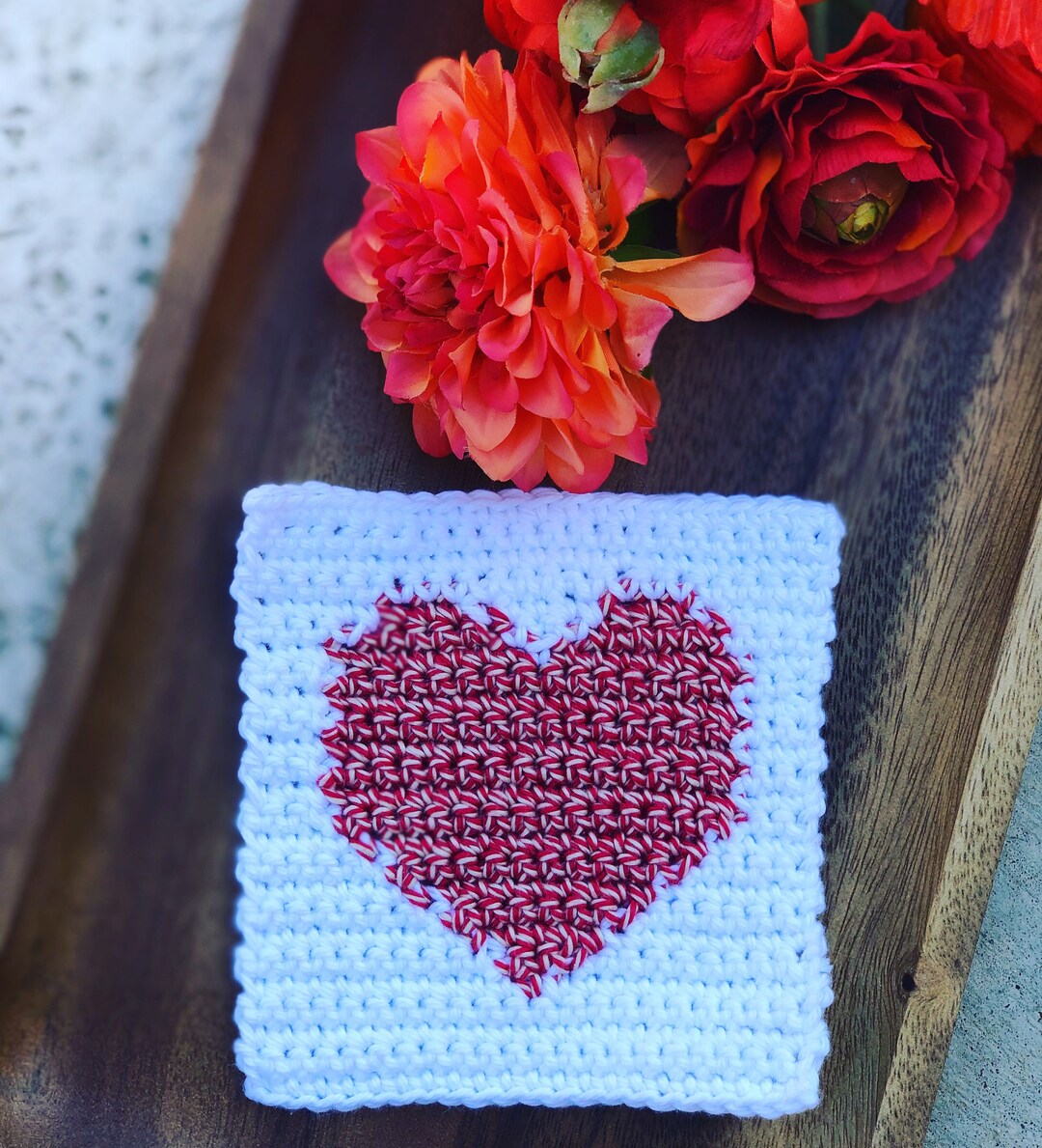 Heart Crochet Pattern - Tapestry Crochet Pattern - Crochet Heart ...