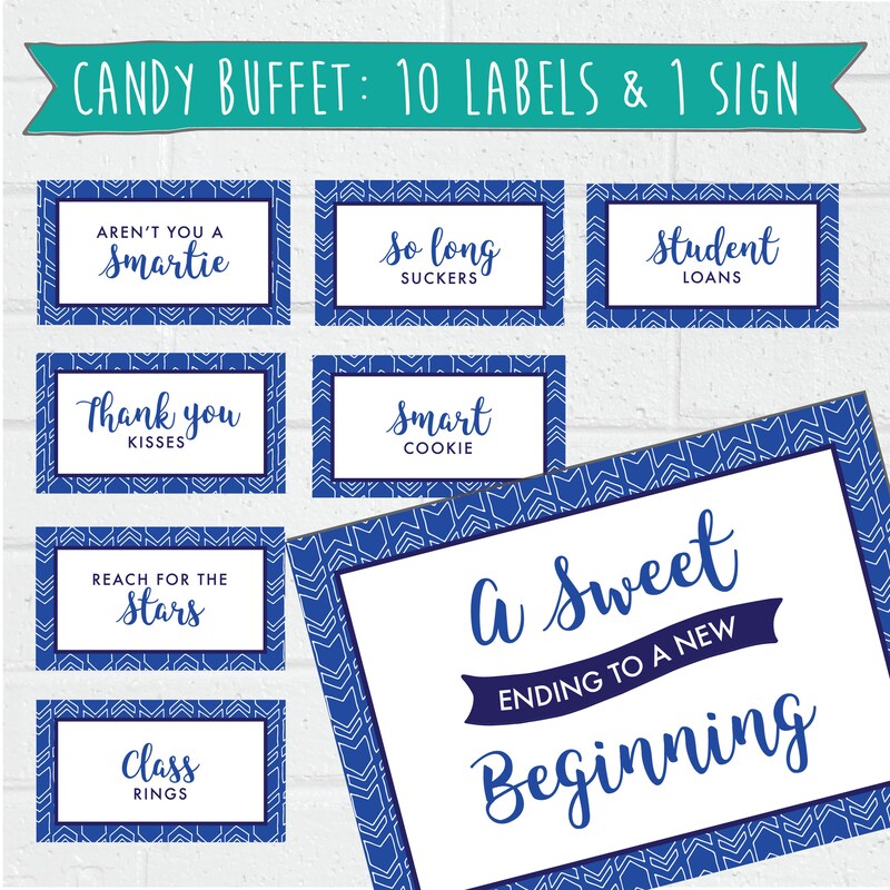 Candy Labels - Etsy