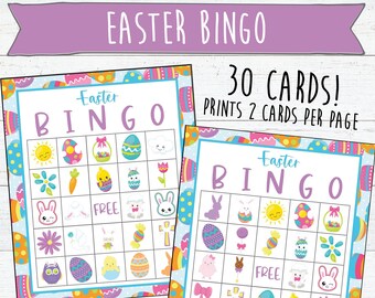 Religious Easter Bingo Jesus Christ Easter Church Easter - Etsy