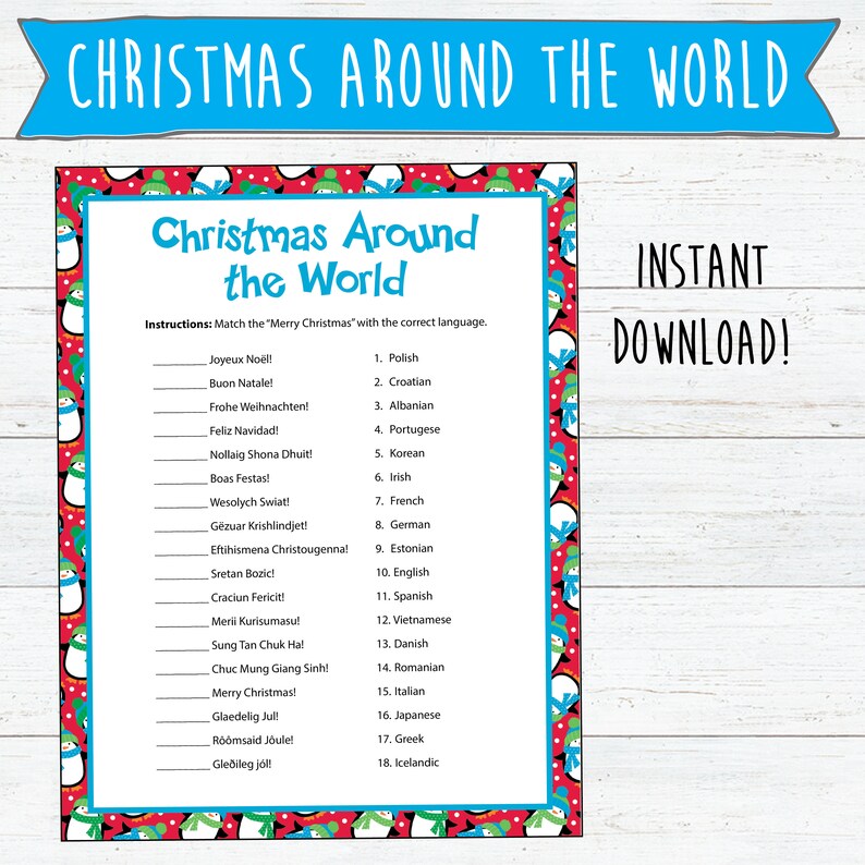 Christmas Games Printable | Christmas Trivia | Christmas Coloring ...