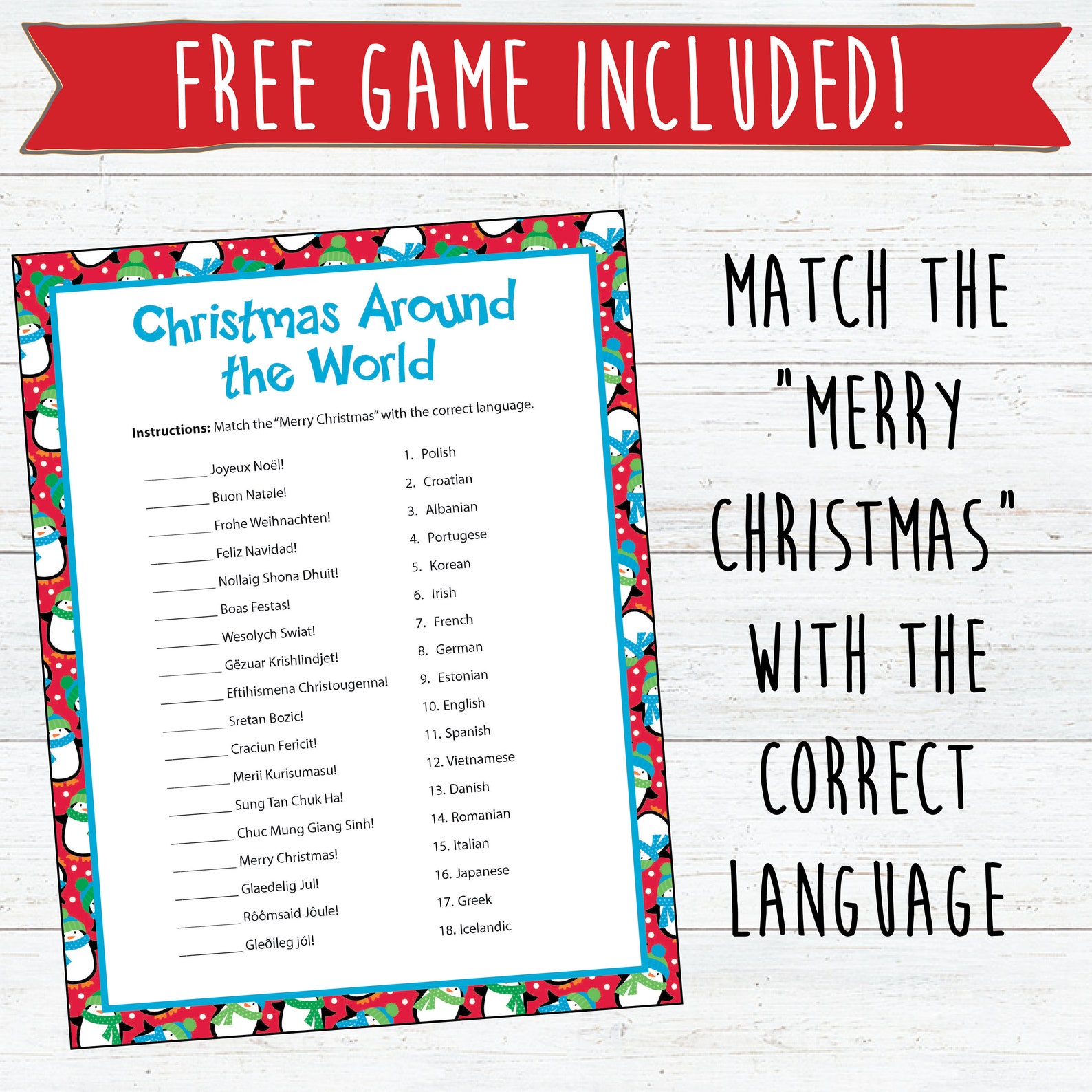 Christmas Family Feud Game | 24 Questions and Lightning Round ...