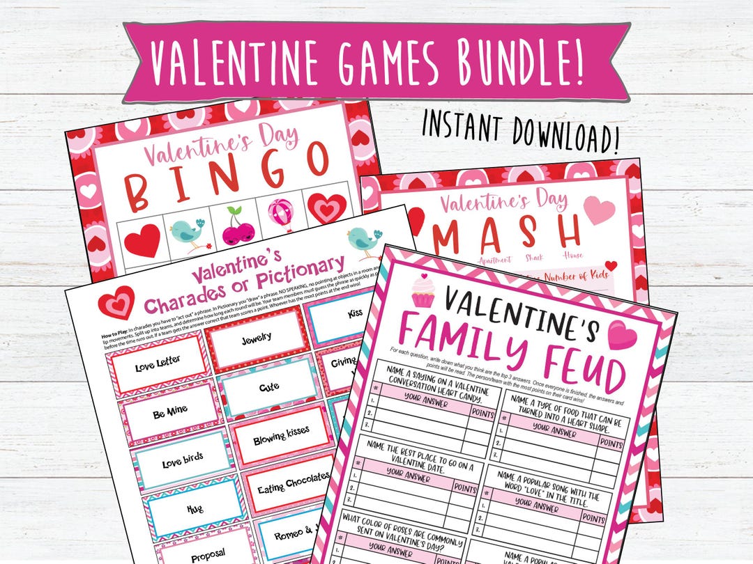 Valentine Games | Valentine Games for Kids and Family | Classroom ...