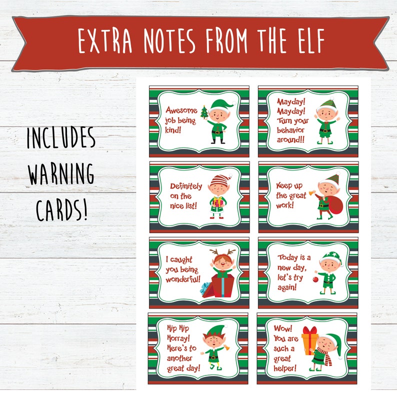 Personalized Letters From Elf, Plus Extra Notes and Warnings | Elf ...