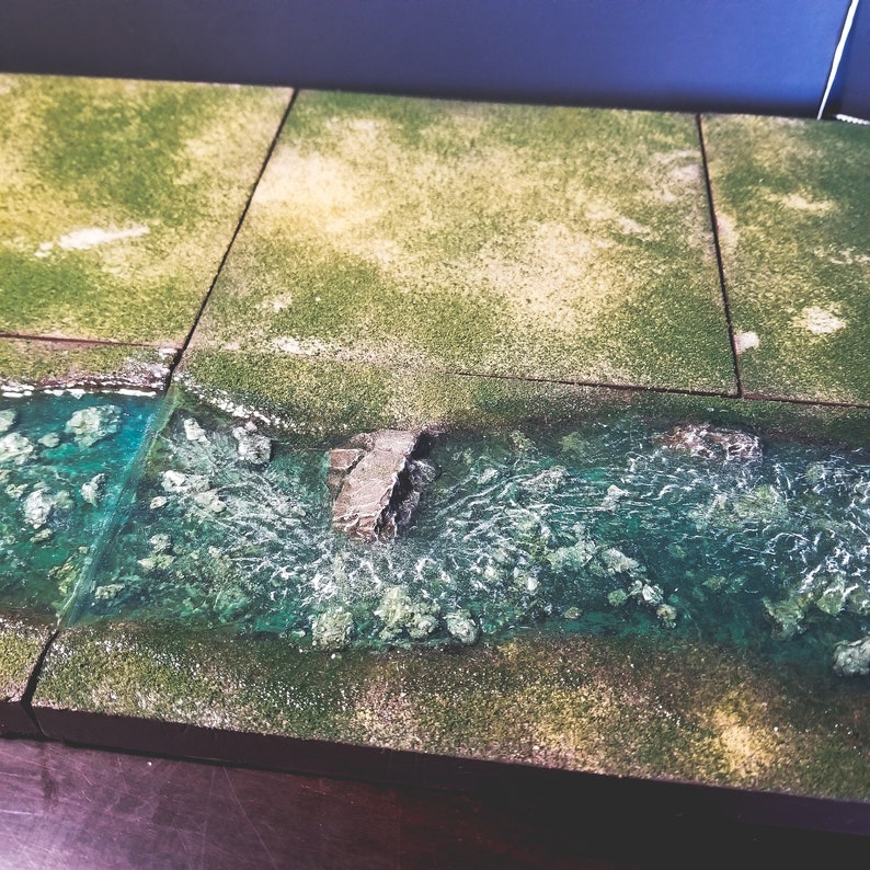 River Tile Set set of 2 - Etsy