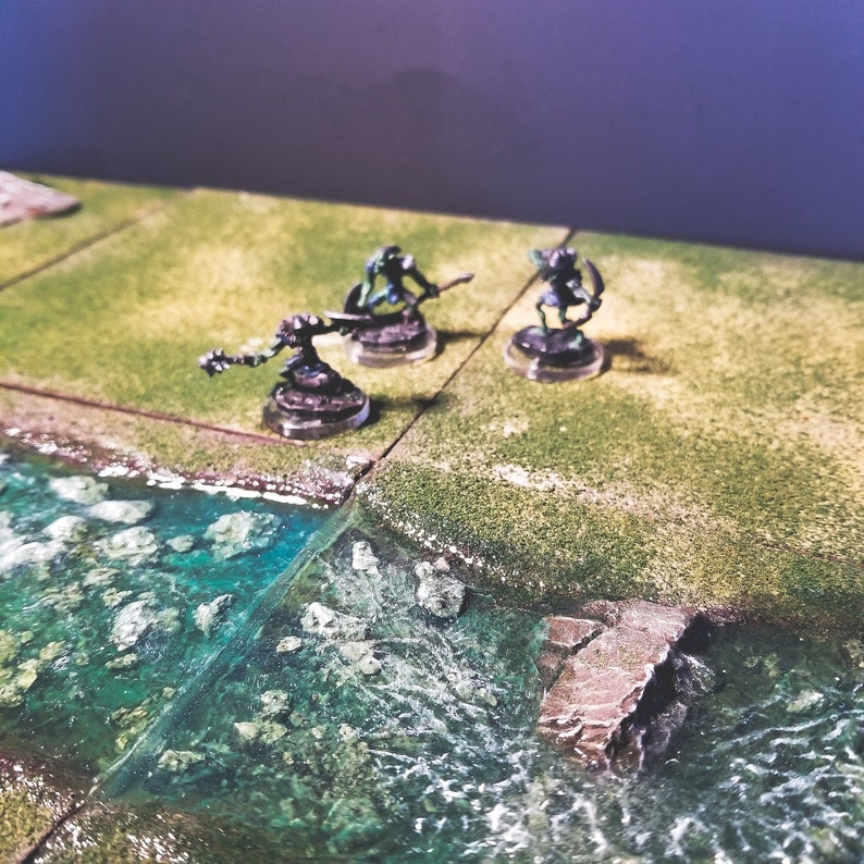 River Tile Set set of 2 - Etsy