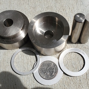 Coin Ring Punch 1/2" - Coin Ring Tools Center Punch That Will Punch A ...