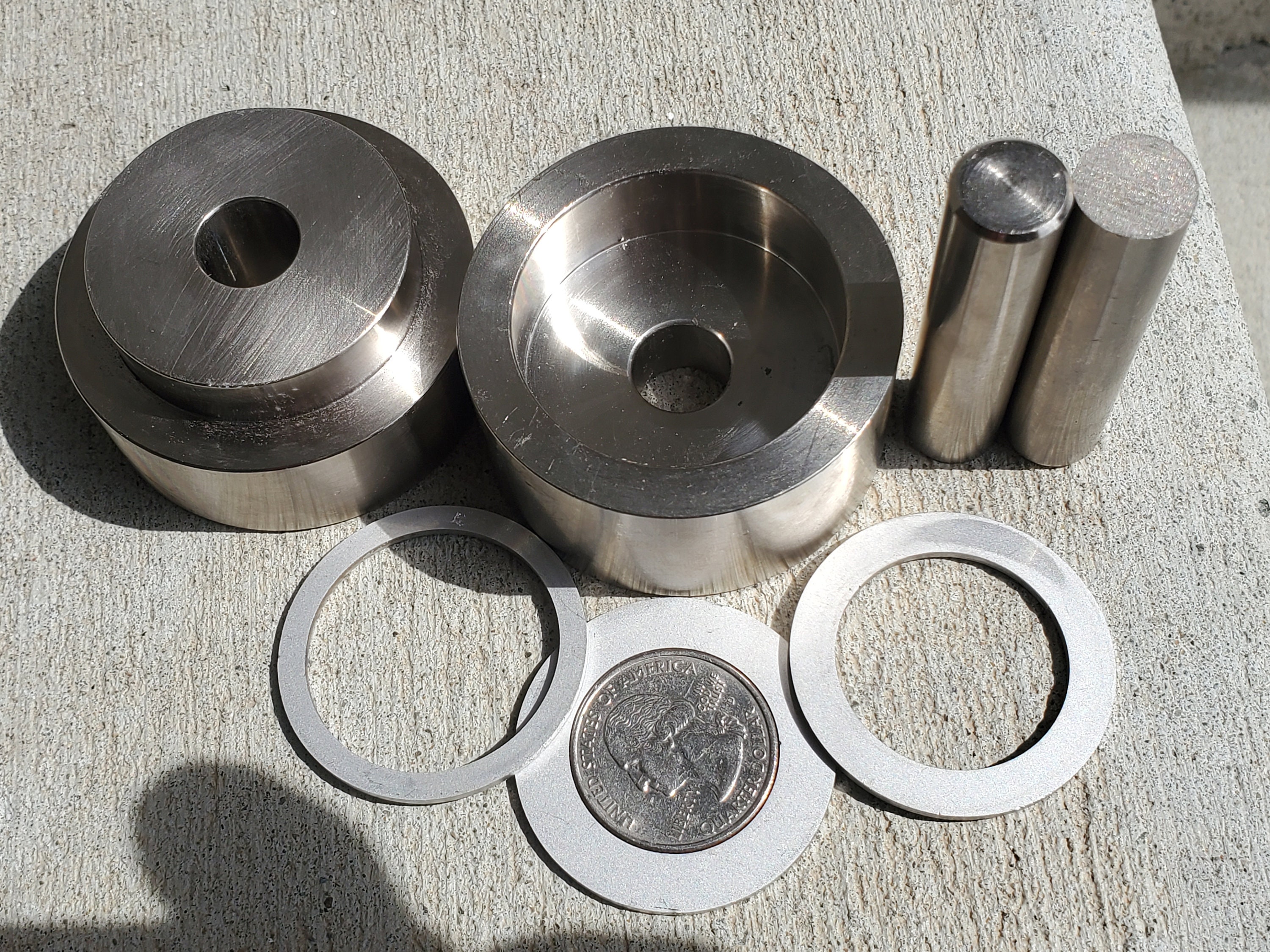 Coin Ring Punch 1/2" - Coin Ring Tools Center Punch That Will Punch A ...
