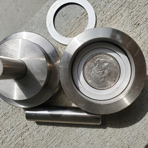 Coin Ring Punch 1/2" - Coin Ring Tools Center Punch That Will Punch A ...